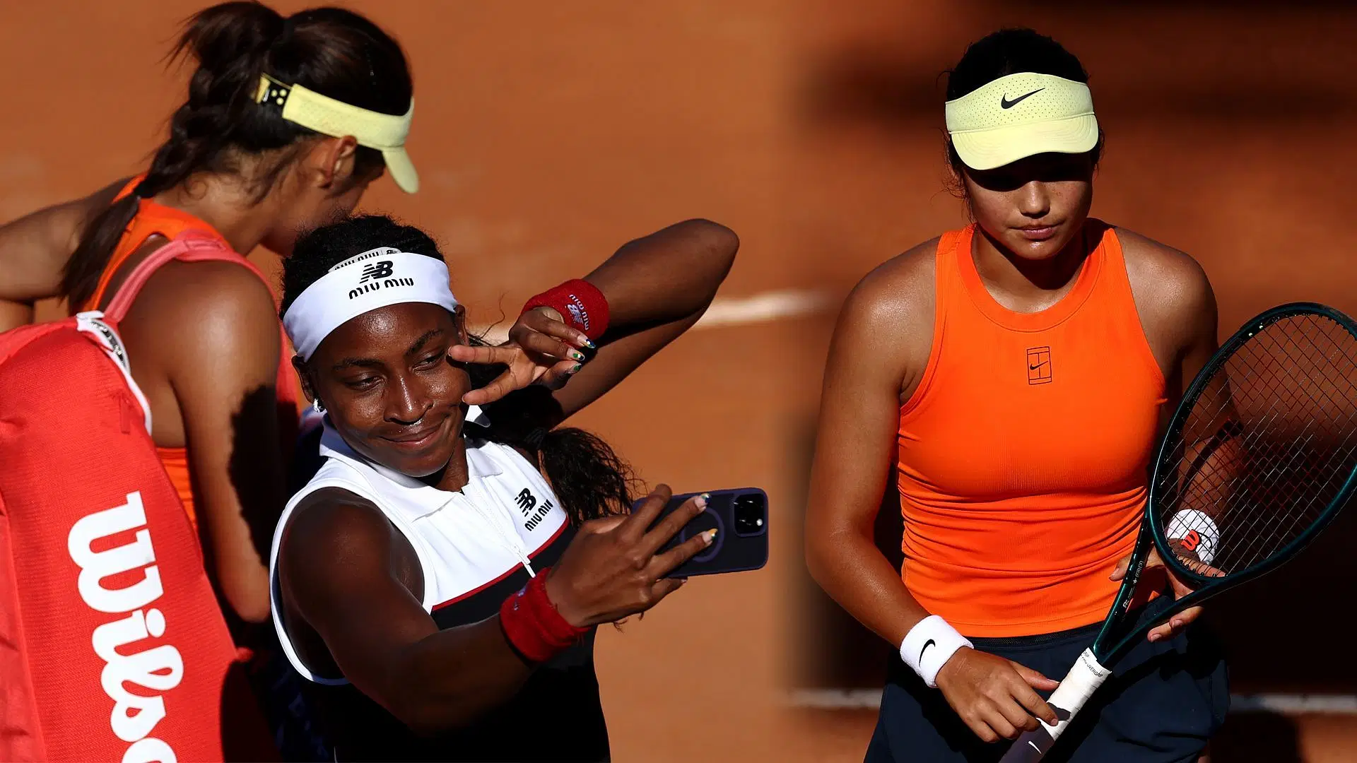 Fans notice peculiar detail in Coco Gauff's body language during Emma Raducanu moment at Italian ...