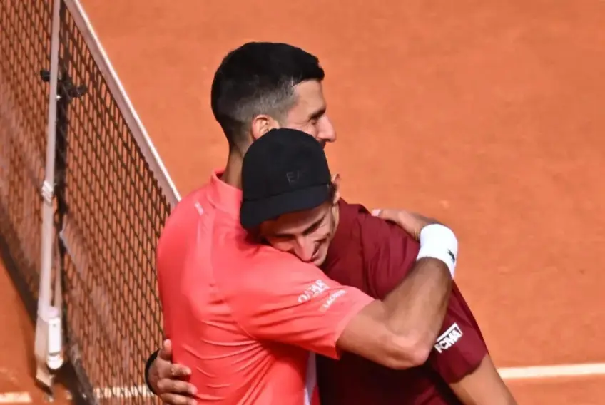 Matteo Arnaldi discusses his amazing win over Novak Djokovic