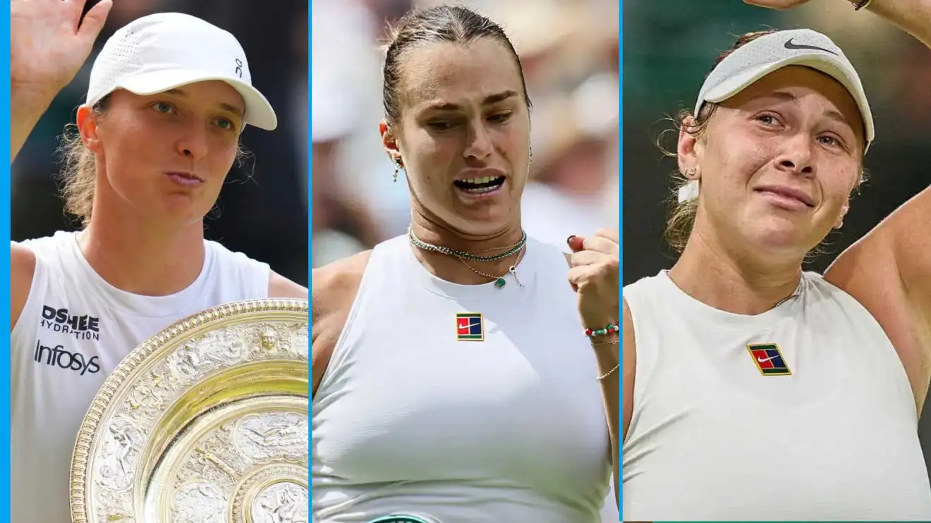 WTA Rankings: Sabalenka solid at No 1, Wimbledon winner Swiatek back in ...