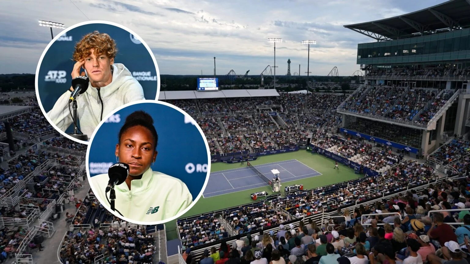 Jannik Sinner and Coco Gauff both stunned after arriving at the Cincinnati Open and seeing ...